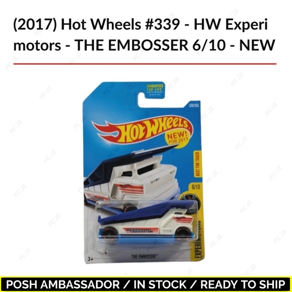 Mattel | Toys | 27 Hot Wheels 339 Hw Experimotors The Embosser 610 New ...